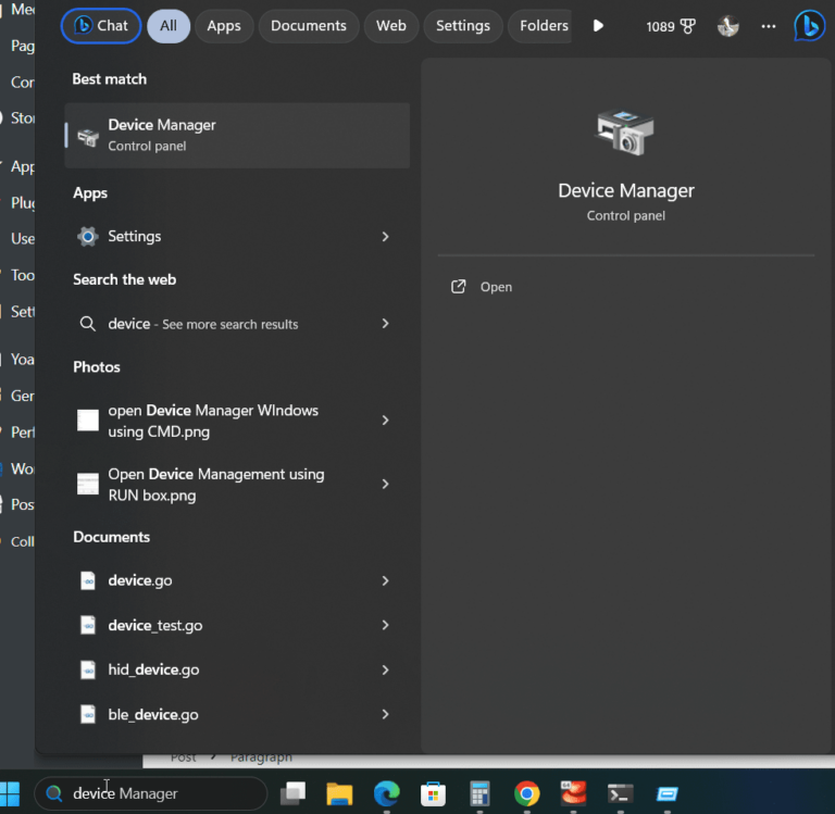 Como abrir o gerenciador de dispositivos usando o CMD