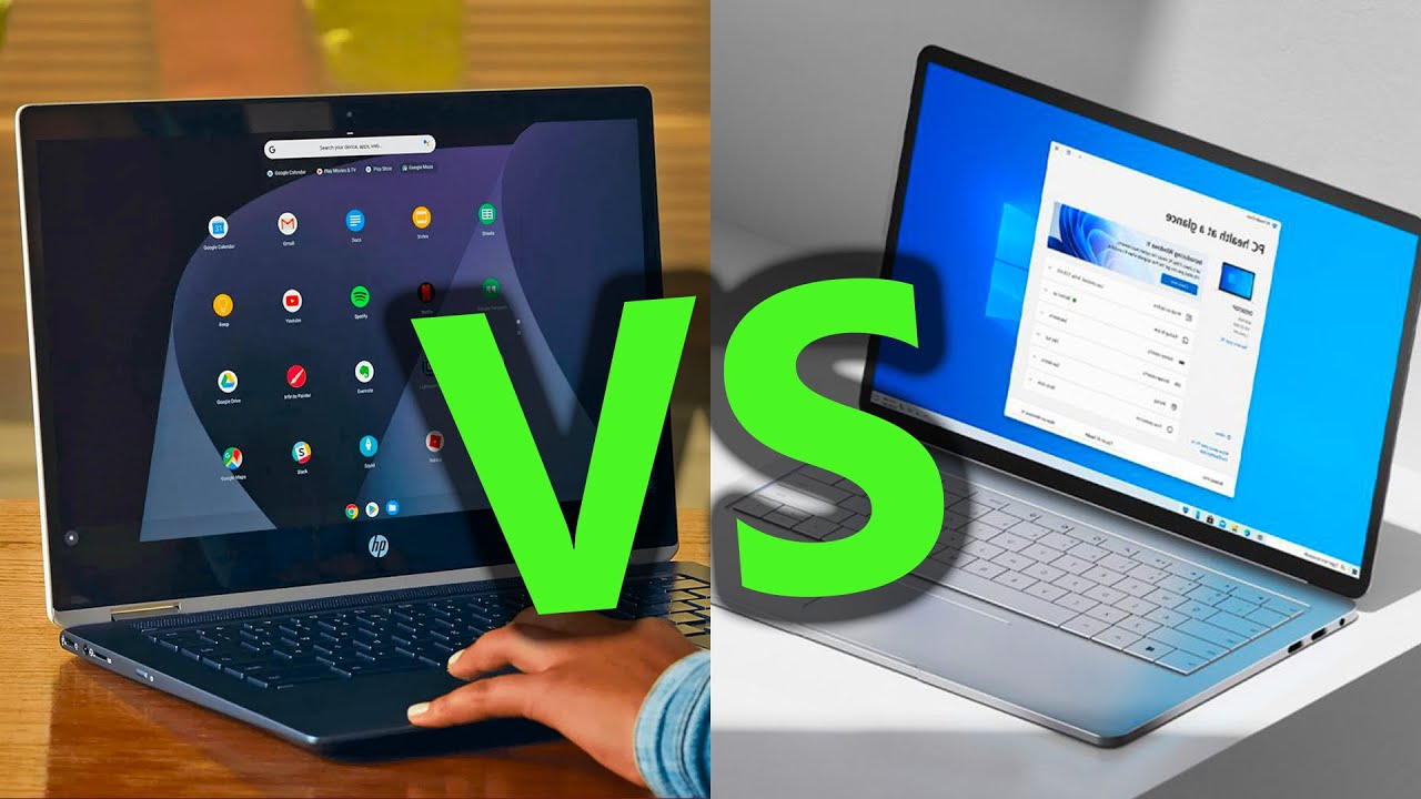 Quais são as principais diferenças entre Chrombook e Windows?