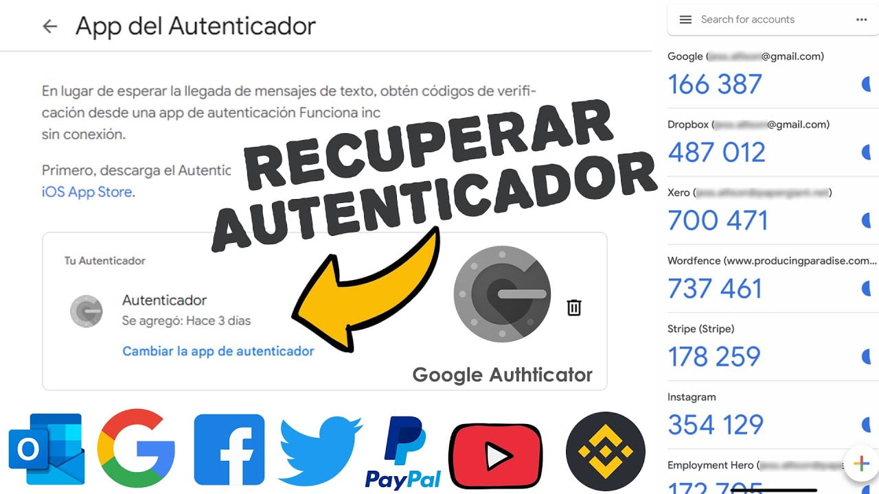 O que acontece se eu perder o código do Google Authenticator?
