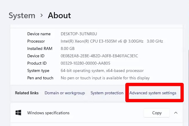 Como definir variáveis de ambiente no Windows 11