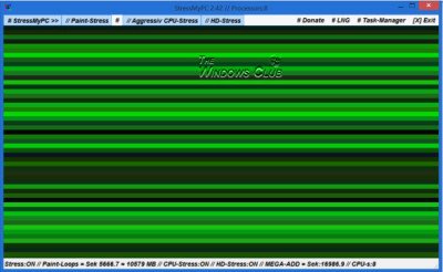 Software gratuito PC Stress Test para Windows 11 - Tiempo de Frikis