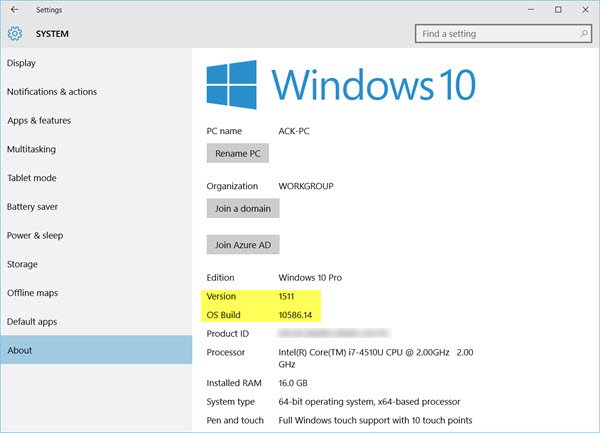 Descubra qual edição, versão, construção do Windows 11 está instalada ...