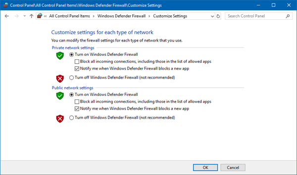 Como ativar ou desativar o Firewall do Windows Defender no Windows 11/ ...