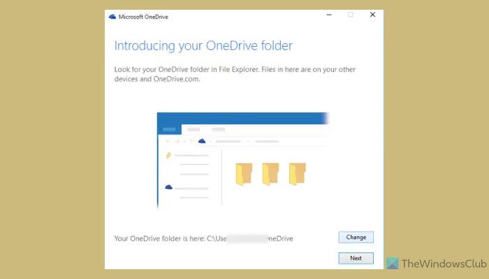 Mova ou altere a localização da pasta OneDrive no Windows 11/10 ...