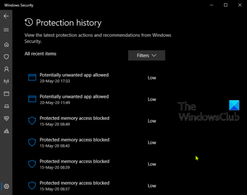 Como limpar o histórico de proteção do Windows Defender no Windows 11 ...