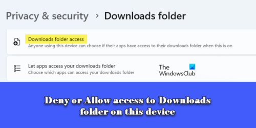 Como negar ou permitir o acesso à pasta Downloads neste dispositivo ...