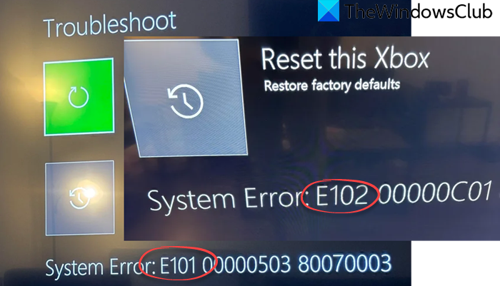 Erro de sistema do Xbox One E101 e E102 [correção] - Tiempo de Frikis