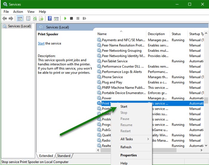 O status da impressora é pausado, não pode ser retomado no Windows 11 ...