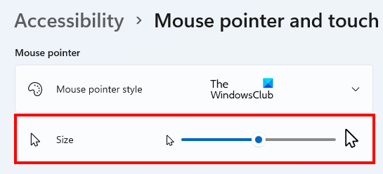 Alterar tamanho, cor e esquema do cursor do mouse no Windows 11 ...