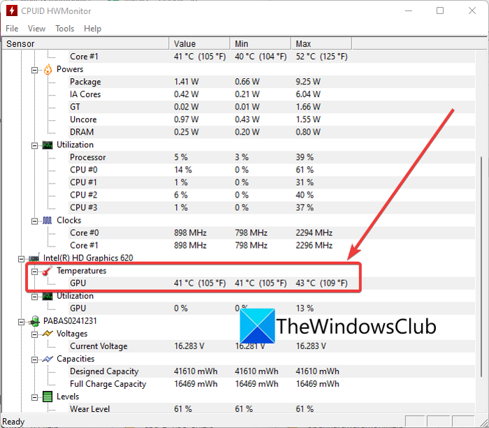 Como verificar a temperatura da GPU no Windows 11/10 - Tiempo de Frikis