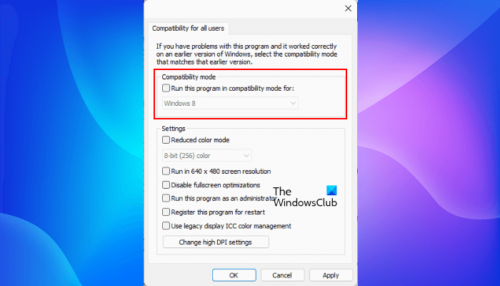 Como alterar as configurações do modo de compatibilidade no Windows 11/ ...