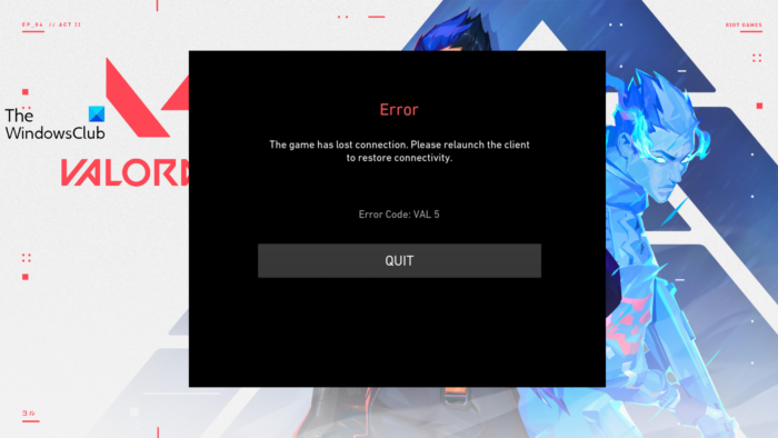 Como consertar o código de erro valorante val 5 corretamente - Tiempo ...