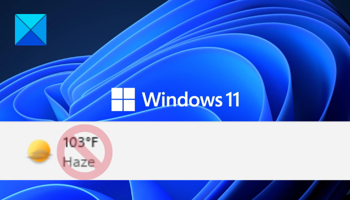 Widget climático não aparece na barra de tarefas no Windows 11 - Tiempo de Frikis