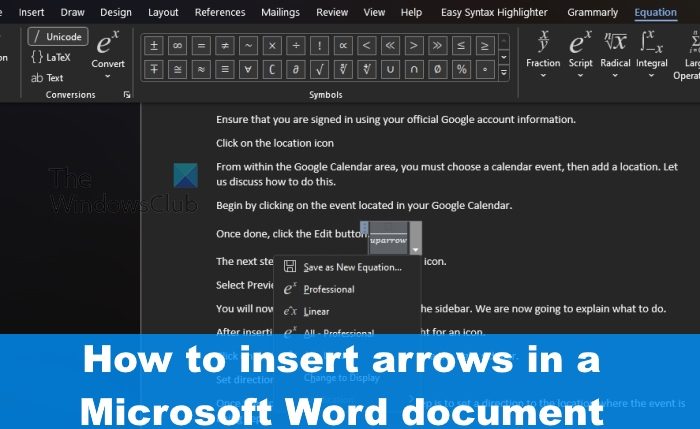 Como inserir um símbolo de seta no documento do Word - Tiempo de Frikis