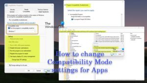 Como alterar as configurações do modo de compatibilidade no Windows 11/ ...