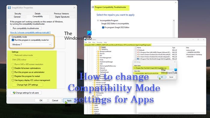 Como alterar as configurações do modo de compatibilidade no Windows 11/ ...