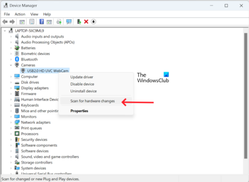 Como verificar se há alterações de hardware no Windows 11/10?
