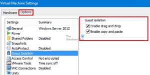 Como habilitar copiar e colar para uma máquina virtual VMware - Tiempo ...