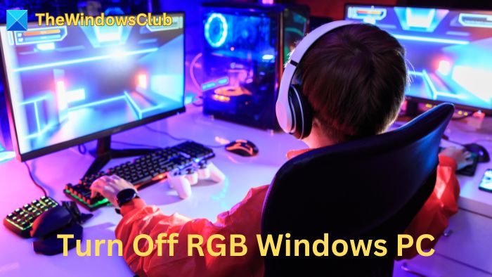 Como desligar RGB em um PC com Windows 11/10 - Tiempo de Frikis
