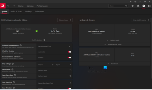 Como usar o AMD Software Adrenalin Edition no Windows 11 - Tiempo de Frikis