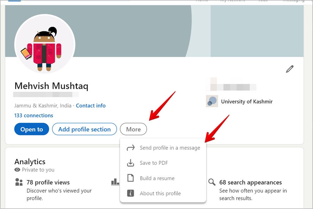 Vad är webbadressen till min LinkedIn -profil och hur jag delar den på ...