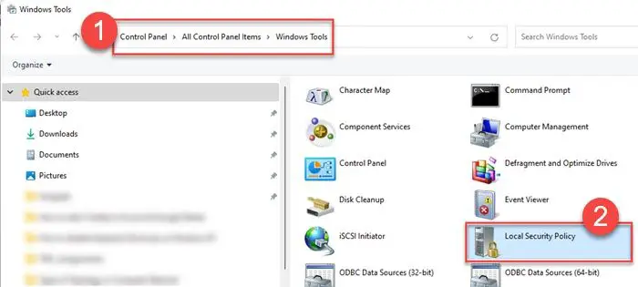 Hur man öppnar lokal säkerhetspolicy (secpol.msc) på Windows 11/10 ...