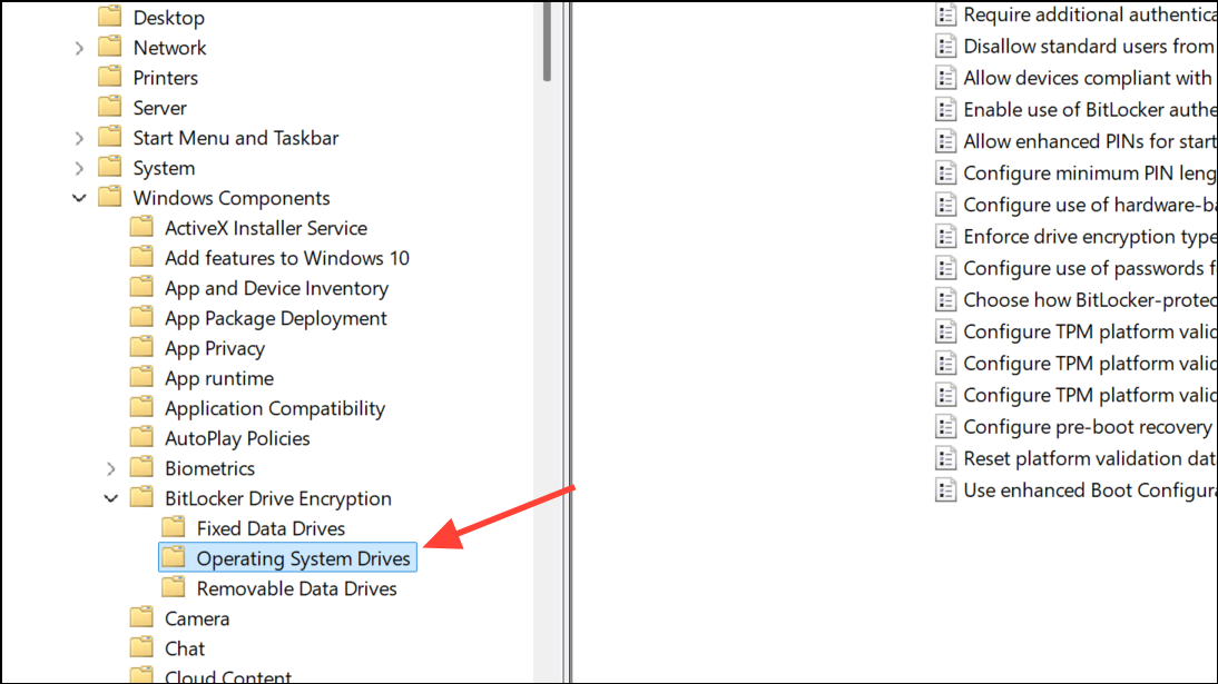 Aktivera BitLocker Pre-Boot Pin på enheter som redan är krypterade med TPM