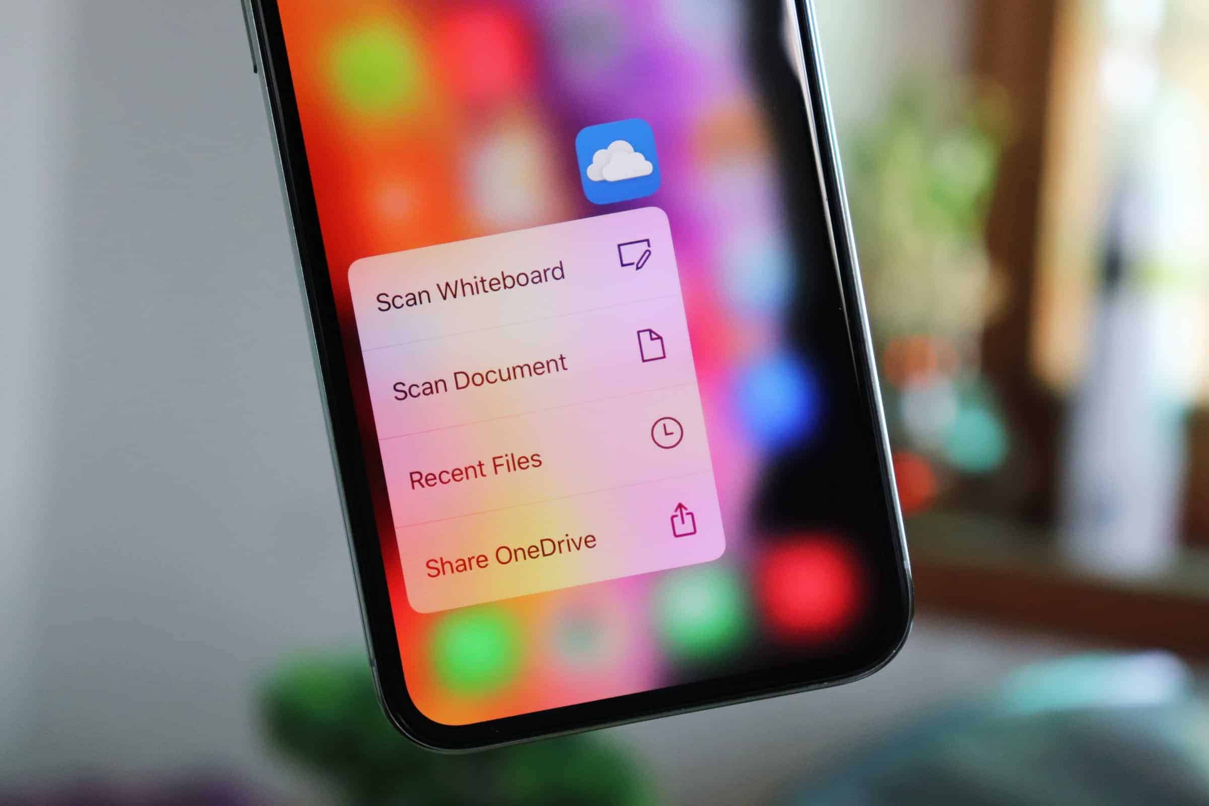 Microsoft OneDrive iOS -app kan nu skanna dokument och whiteboards