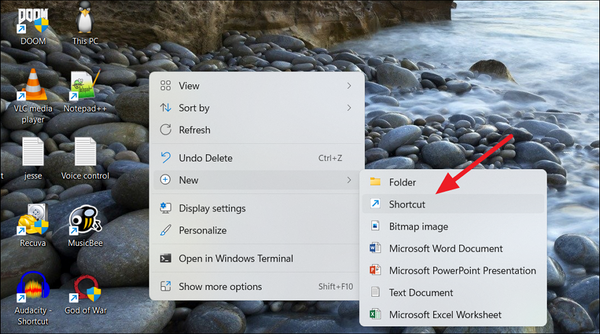 Hur man lägger till appar på skrivbordet i Windows 11
