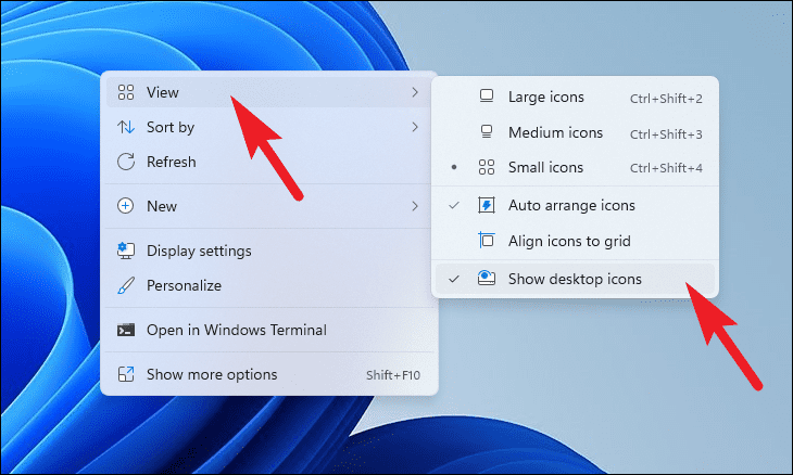 Hur man ändrar eller tar bort skrivbordsikoner i Windows 11