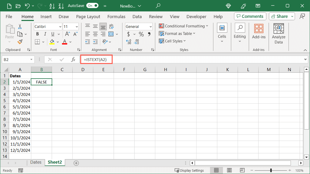 Hur man konverterar datum till siffror i Microsoft Excel