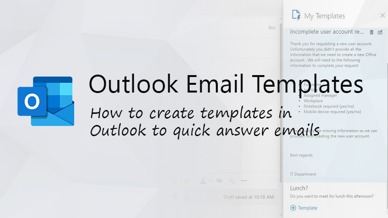 Outlook e-postmallar – Hur man enkelt skapar, använder och delar dem ...