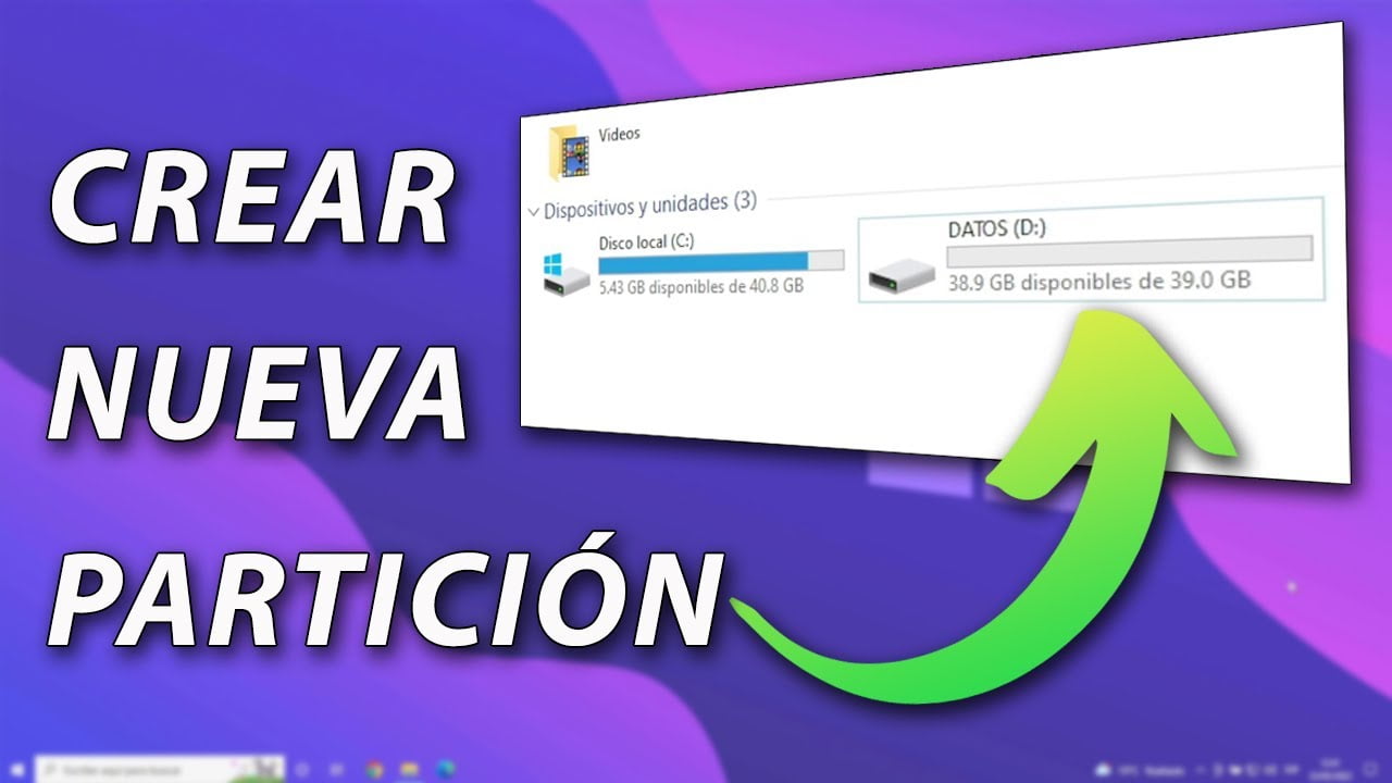Hur man skapar partitioner i Windows 10 - Steg för steg guide - Tiempo ...