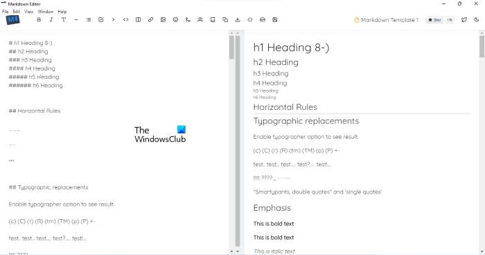 Bästa gratis Markdown Editor-programvara för Windows 11/10