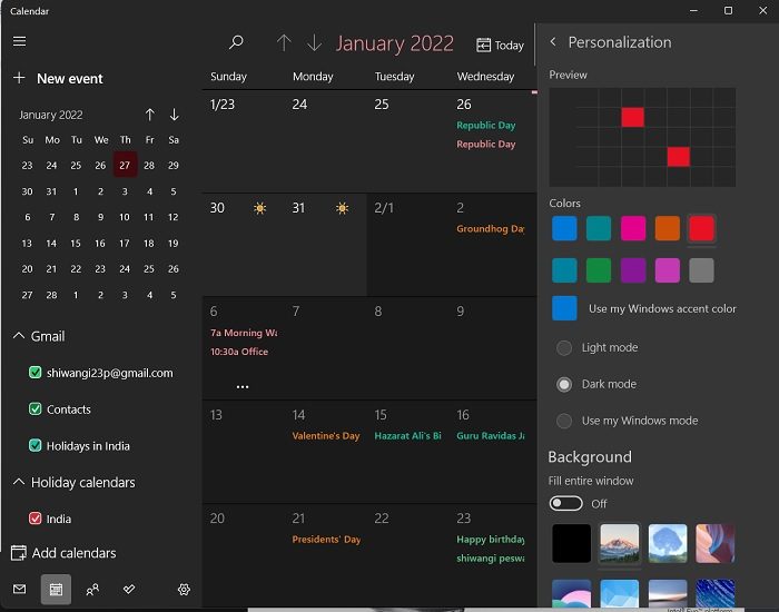 Hur man använder kalenderapp i Windows 11 PC - Tiempo de Frikis