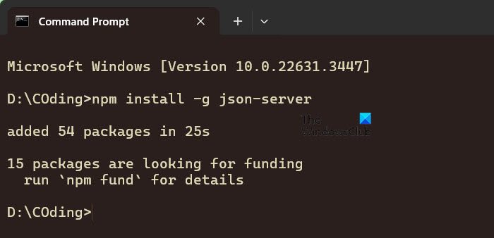 Hur man installerar JSON-server på Windows-datorn - Tiempo de Frikis