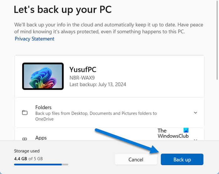 Hur man använder Windows Backup-appen i Windows 11 - Tiempo de Frikis