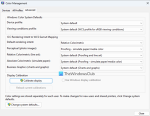 Hur man öppnar och använder färghantering i Windows 11 - Tiempo de Frikis
