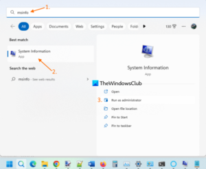 Så här öppnar och visar panelen Systeminformation i Windows 11 - Tiempo de Frikis