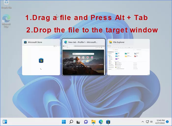 3 métodos para habilitar arrastrar y soltar en la barra de tareas de ...