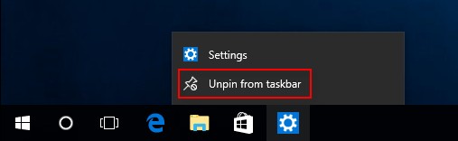 Cómo fijar a la barra de tareas y descargar desde la barra de tareas en Windows 10