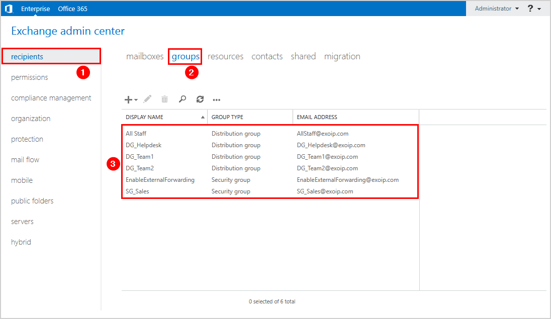 Cómo migrar grupos de distribución a Microsoft 365