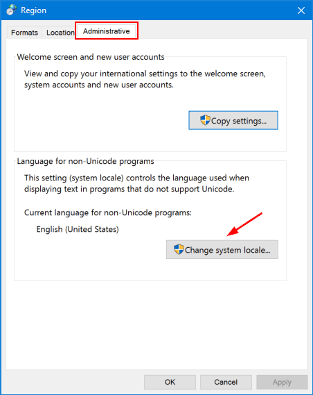 2 formas de cambiar la configuración regional del sistema en Windows 10 ...
