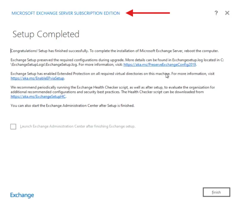 Cómo actualizar a la edición de suscripción de Exchange Server (SE ...