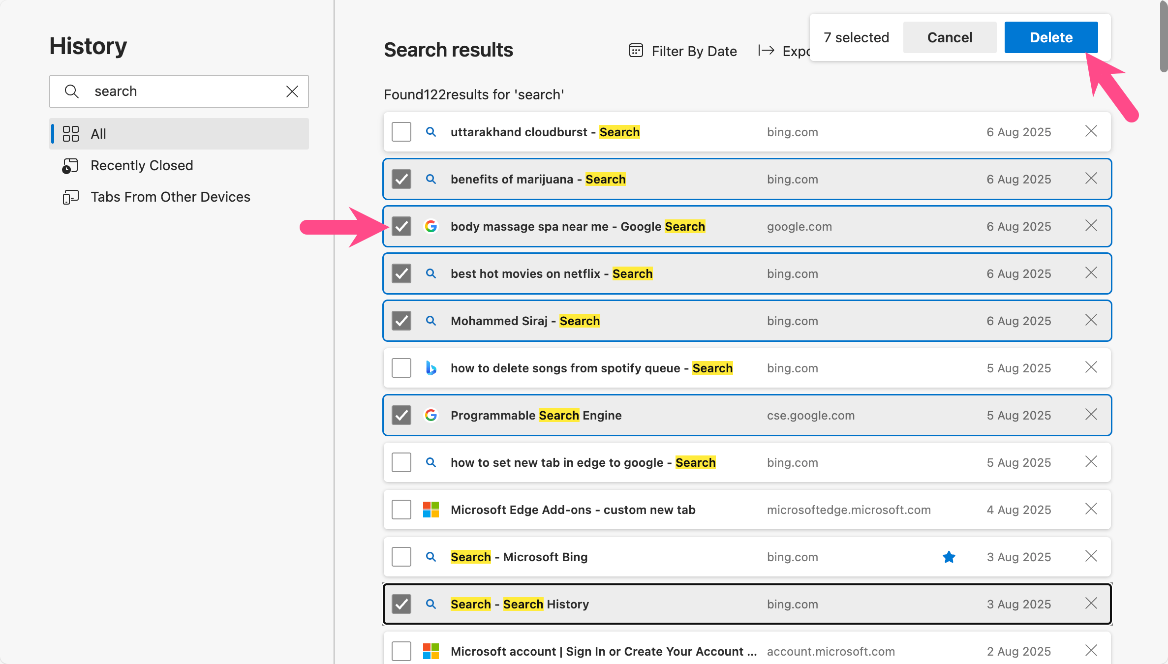 Cómo borrar o eliminar su historial de búsqueda en Microsoft Edge ...