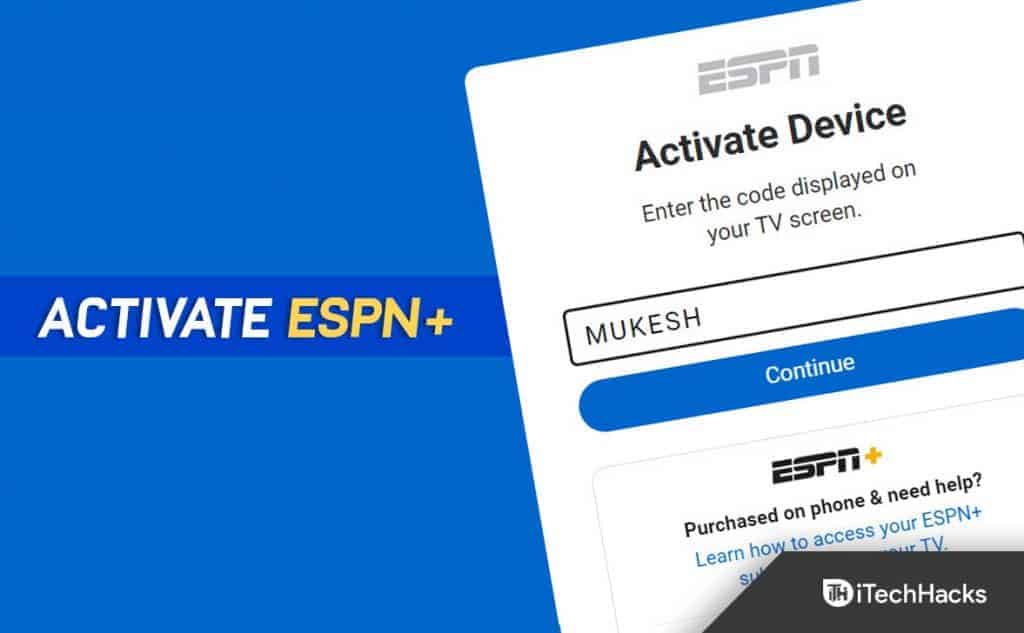 Active ESPN.com Plus Active Code en Roku, Fire Stick, Apple TV, Hulu