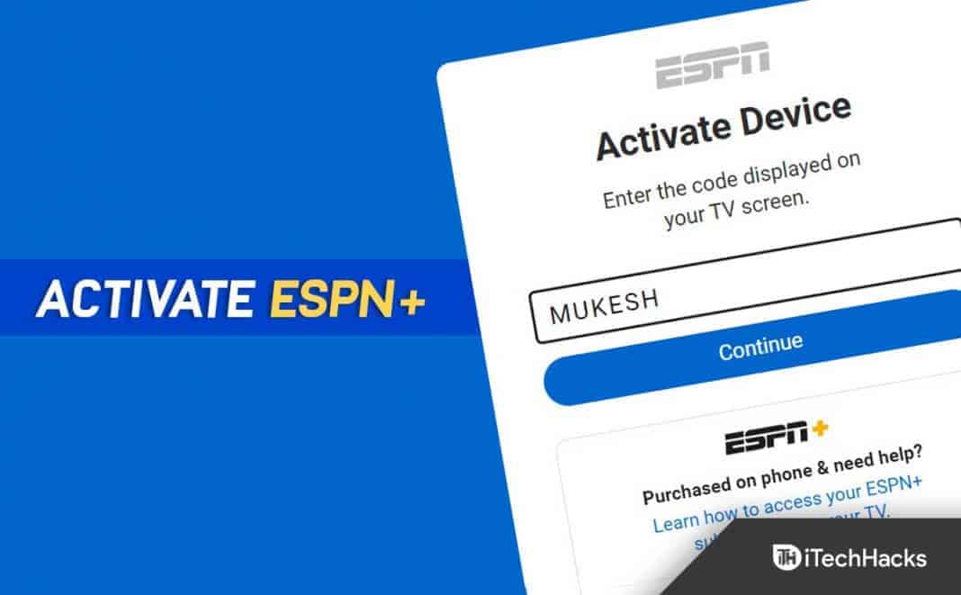 Active ESPN.com Plus Active Code en Roku, Fire Stick, Apple TV, Hulu
