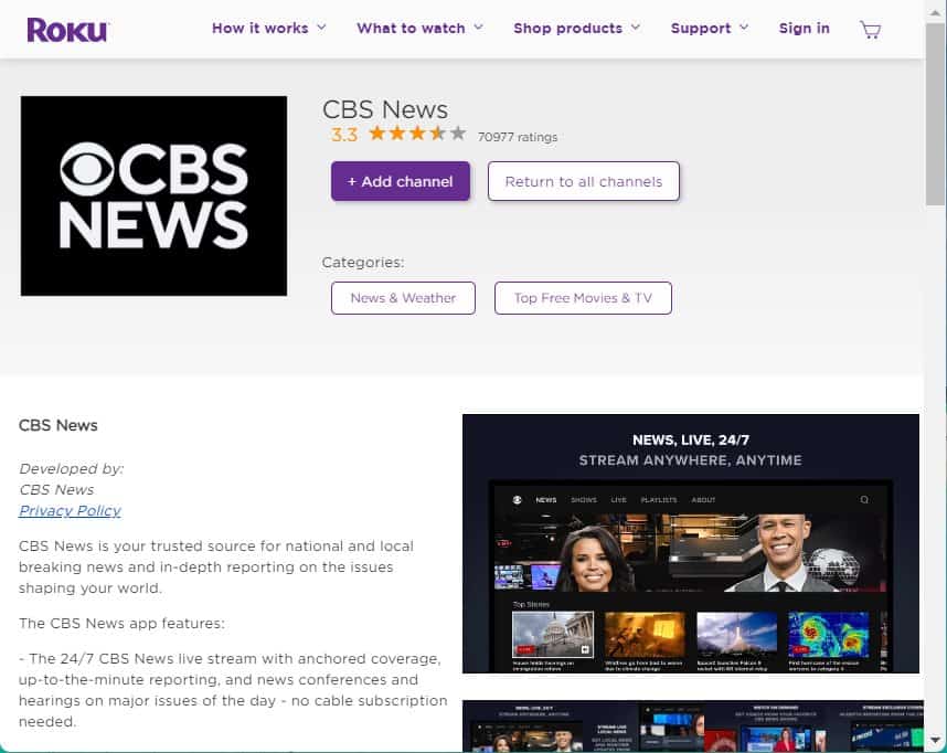Activar cbs.com tv/roku Código de activación Iniciar sesión | Ver la ...