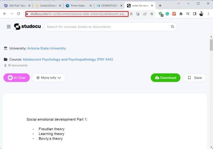 Cómo descargar documentos studocu gratis con studocu downloaders ...