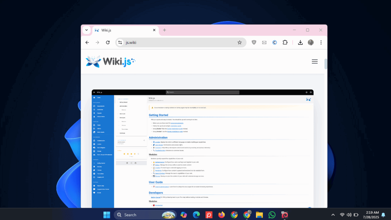 Dokuwiki vs wiki.js: ¿Qué wiki autohostado es adecuado para ti?